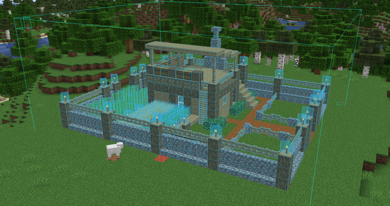 Re-build my bases with schematic blueprints @ Charliecustard Builds