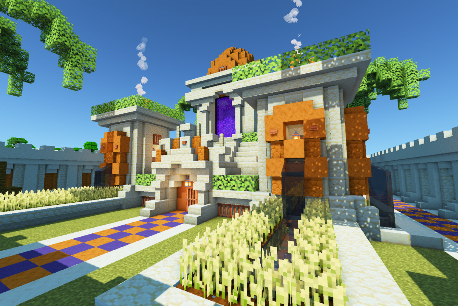 Re-build my bases with schematic blueprints @ Charliecustard Builds