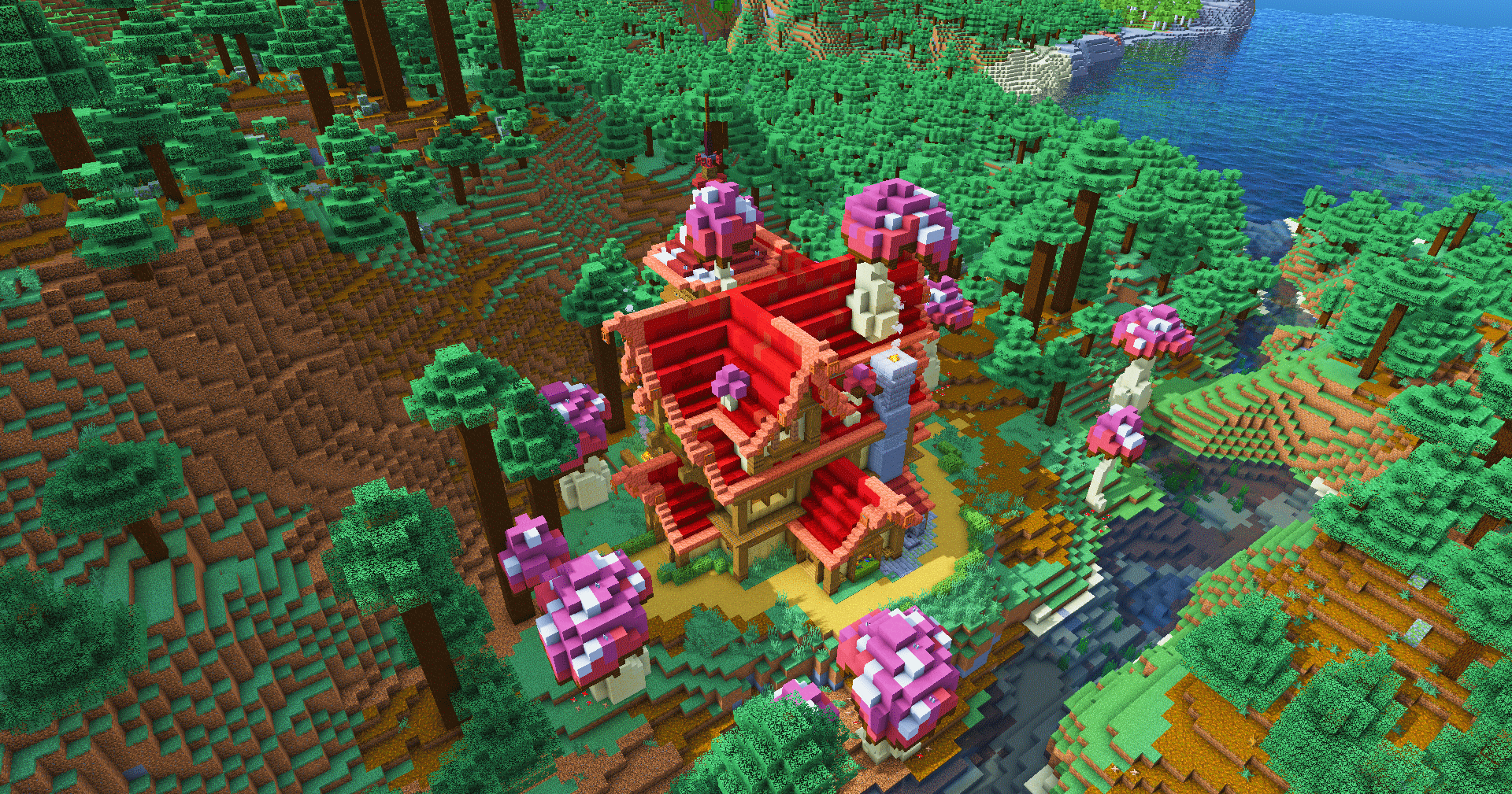 Minecraft - Rubyshroom Residence | Download [Charliecustard Builds]