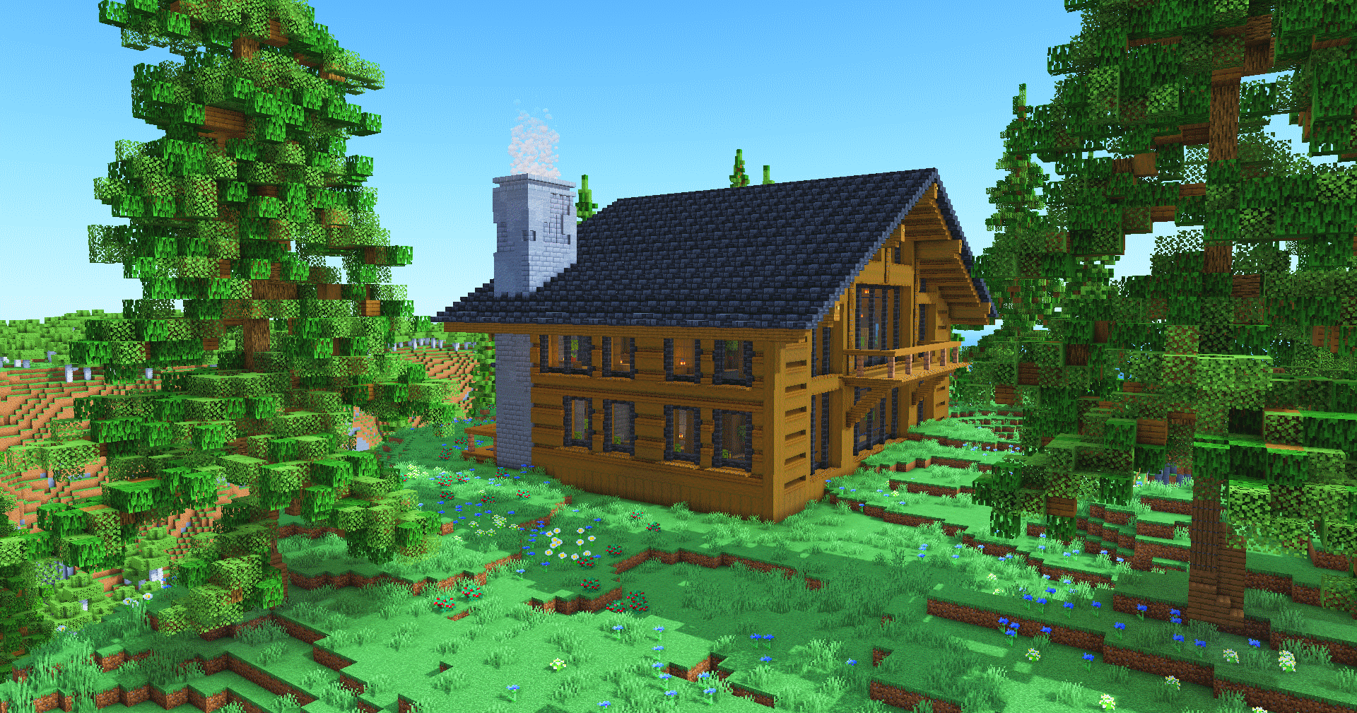 Minecraft - Timberline Log Cabin | Download [Charliecustard Builds]