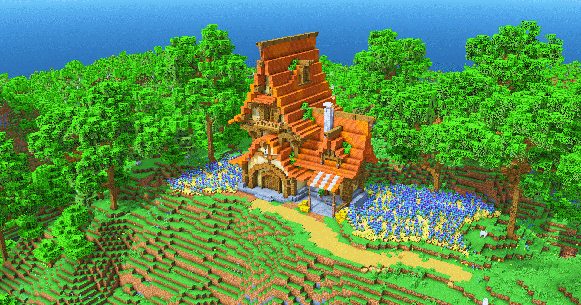 Minecraft Birch House