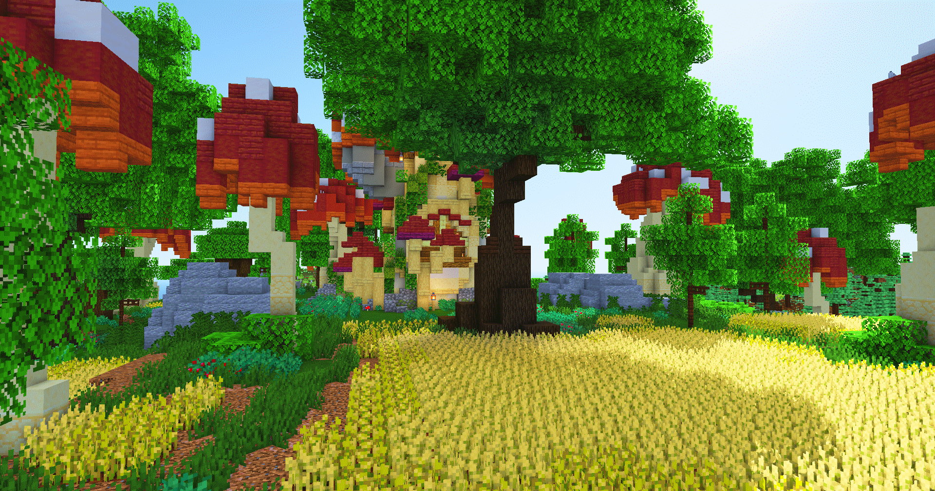 Minecraft - Mycelium Toadstool Cottage | Download [Charliecustard Builds]