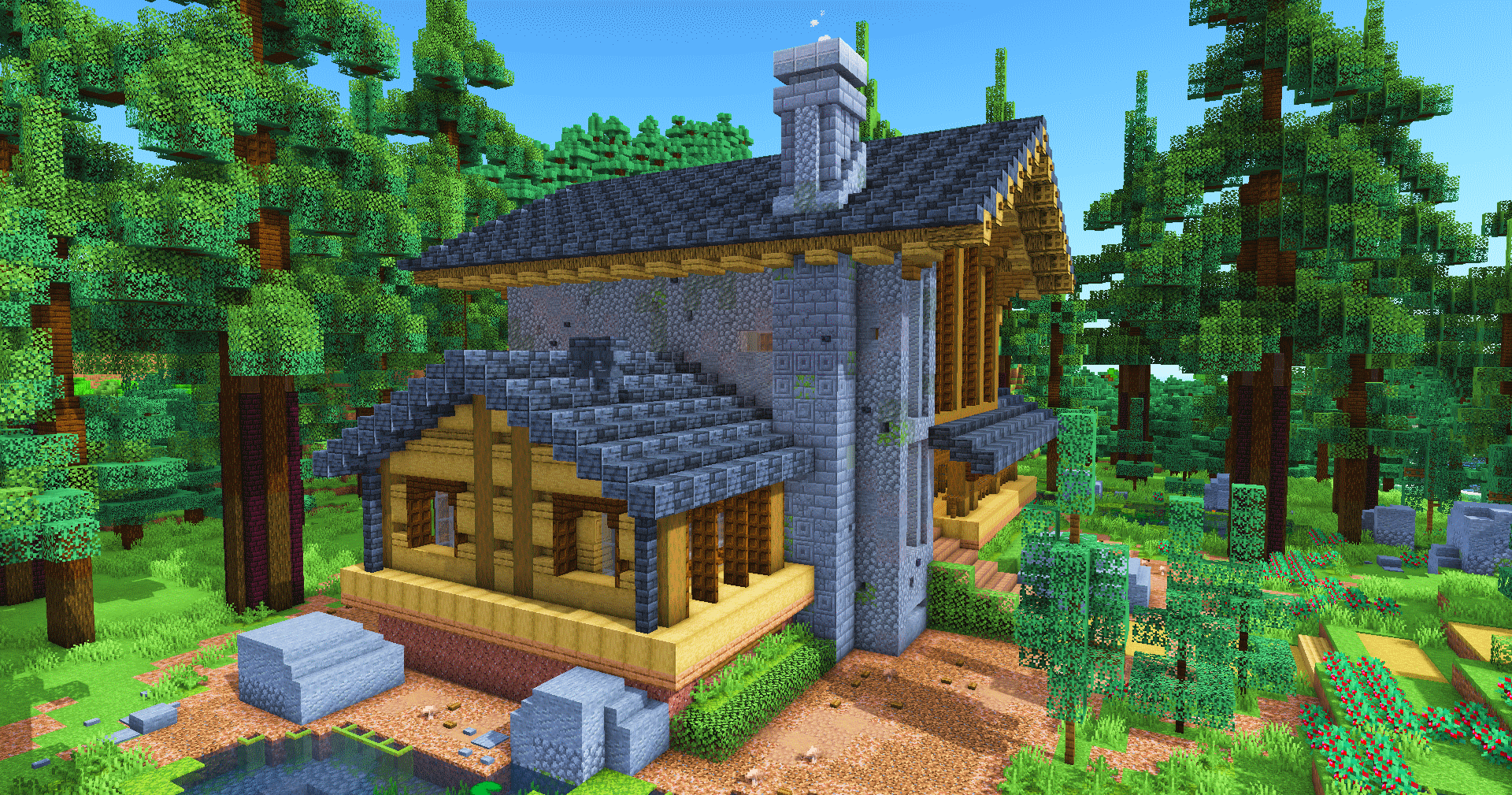 Minecraft - Cedarwood Cabin | Download [Charliecustard Builds]