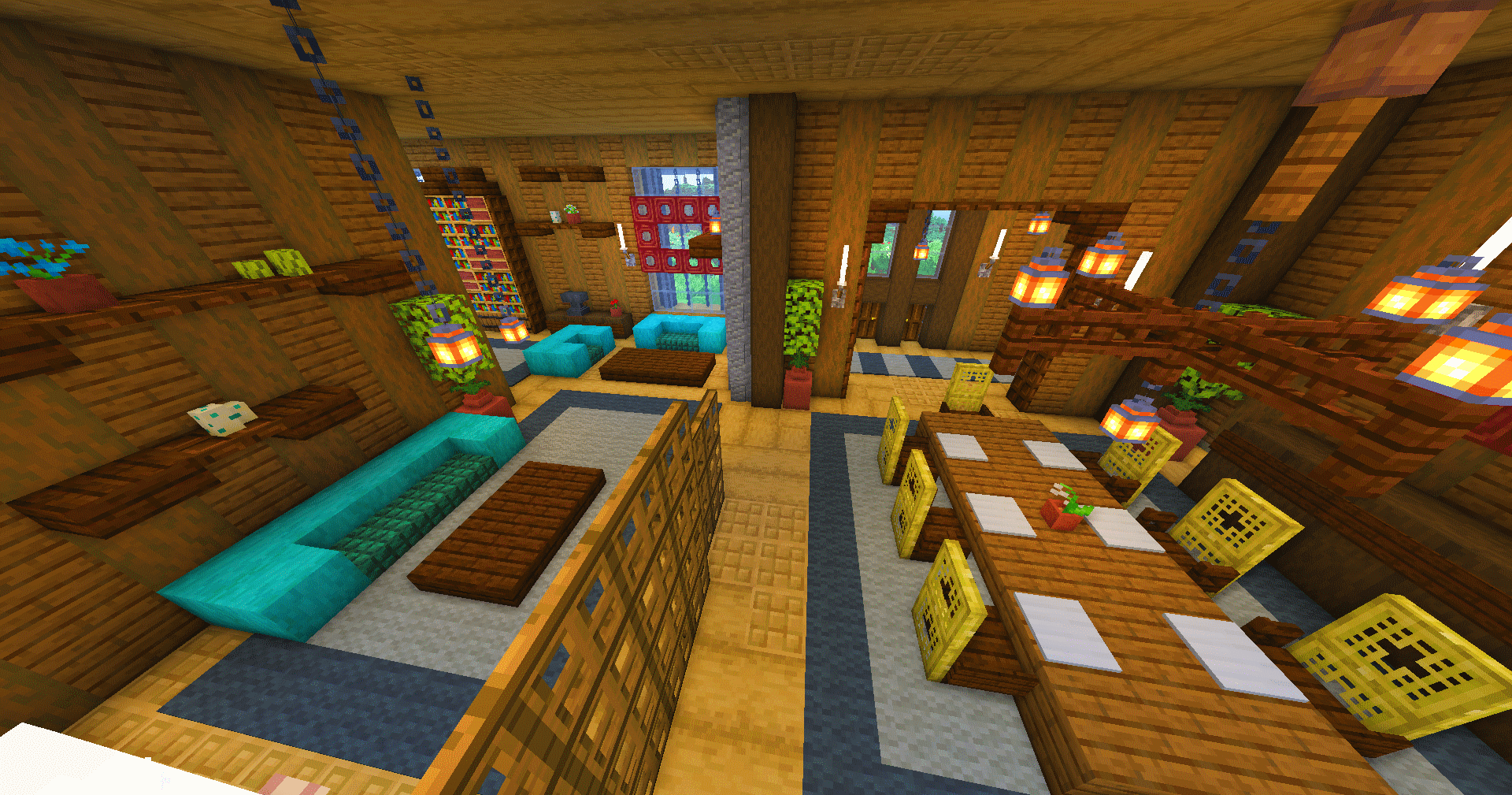 Minecraft - Modern Oak House | Download [Charliecustard Builds]