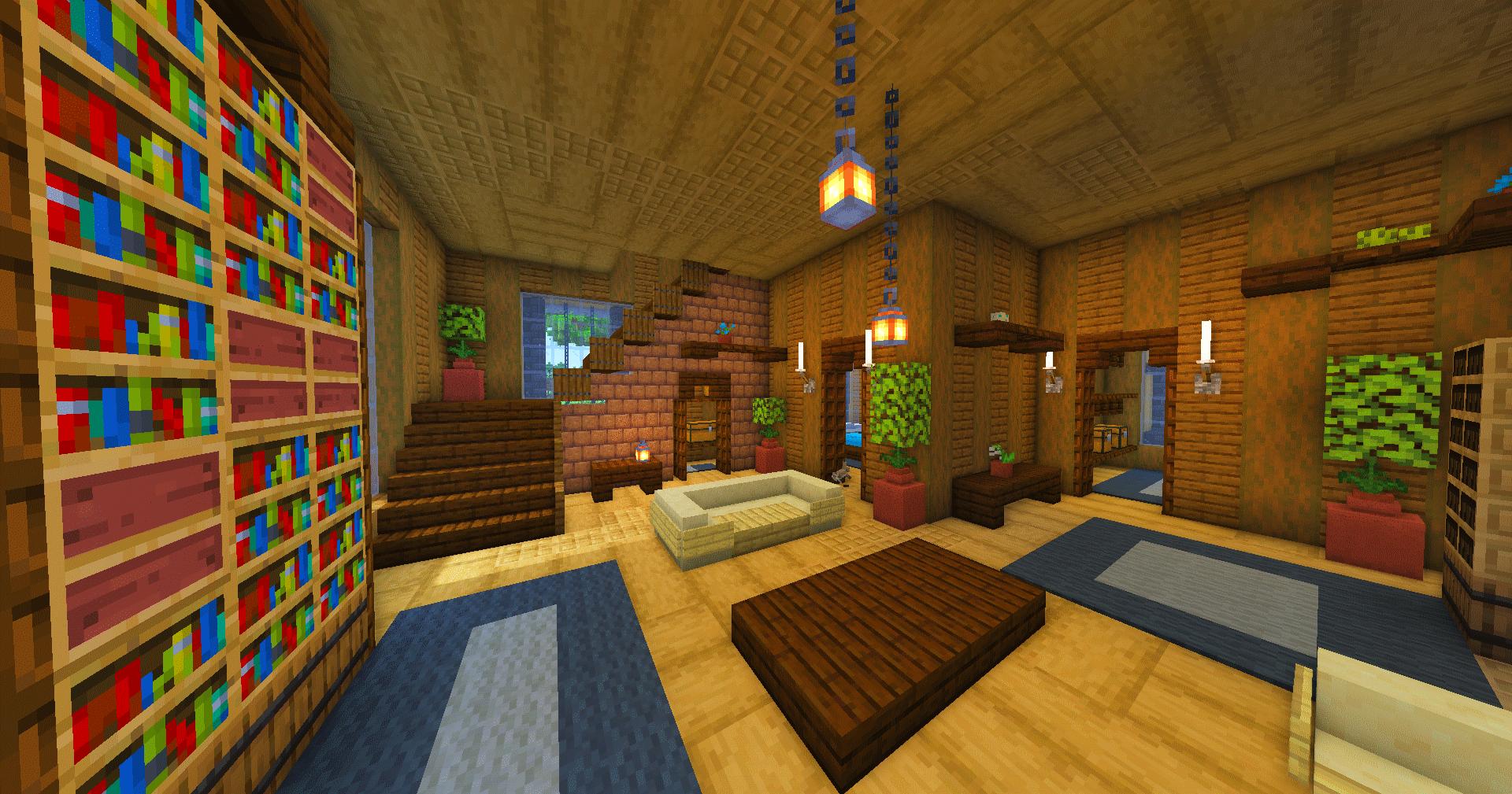 Minecraft - Modern Oak House | Download [Charliecustard Builds]