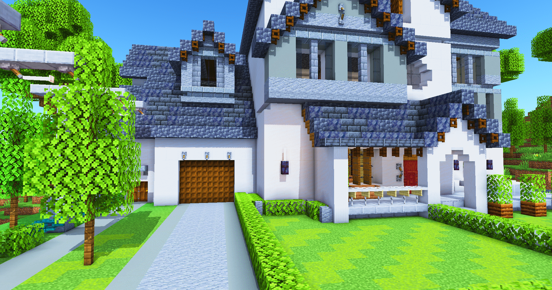 Minecraft - Traditional Modern House #3 | Download [Charliecustard Builds]