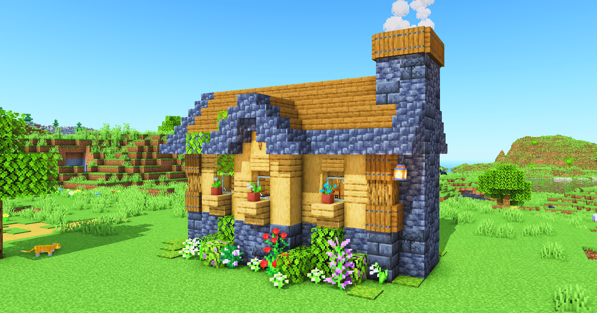 Minecraft - Starter House #11 Free 3D Guide | Download [Charliecustard ...