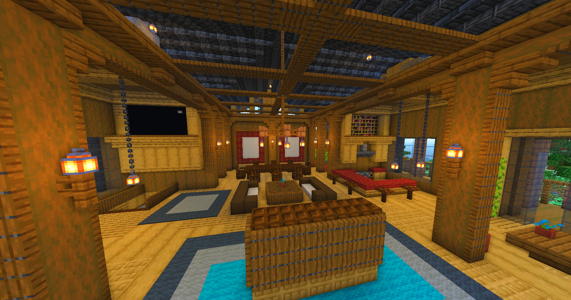 Minecraft Cabin Diner | 3D Guide @ Charliecustard Builds