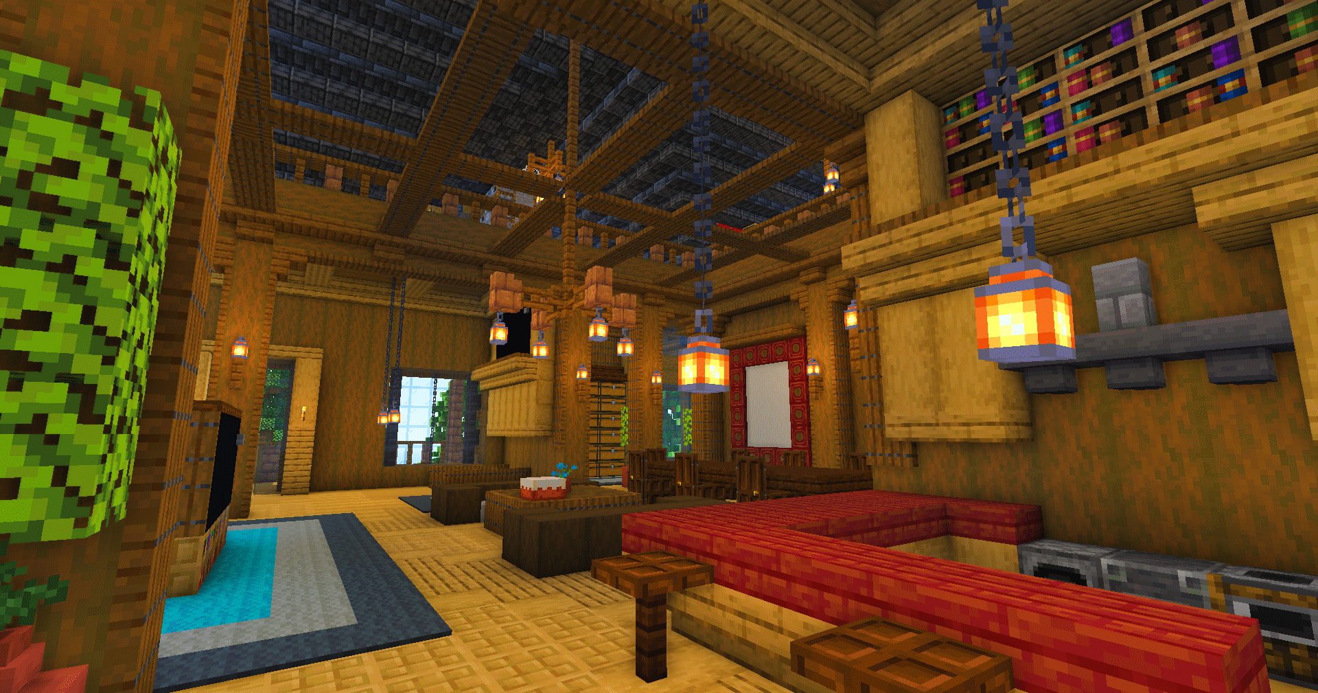Minecraft Cabin Diner | 3D Guide @ Charliecustard Builds