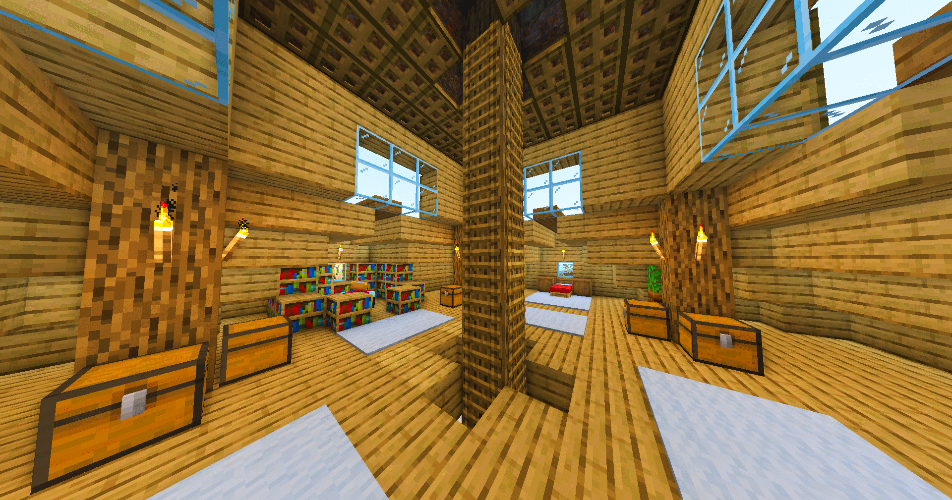 2d Minecraft Inside House Traditional Modern House #2