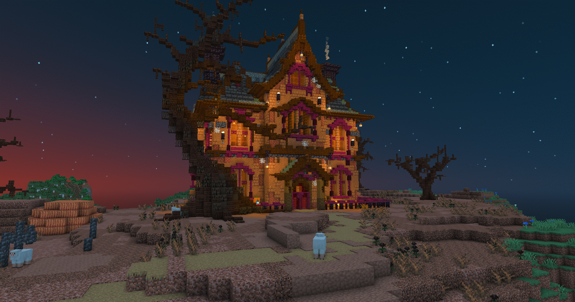 Halloween Witchwood Manor | 3D Guide & Download @ Charliecustard Build
