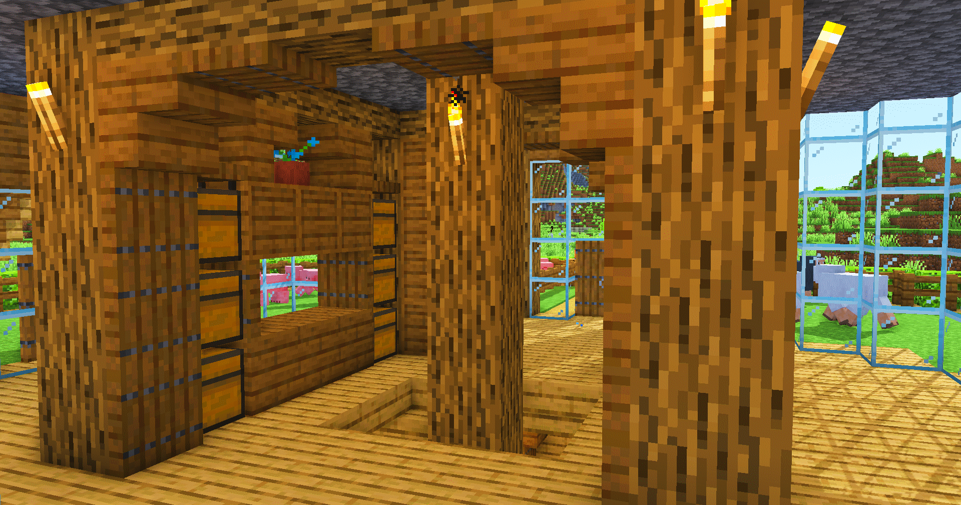 Minecraft Starter House #13 | 3D Guide @ Charliecustard Builds