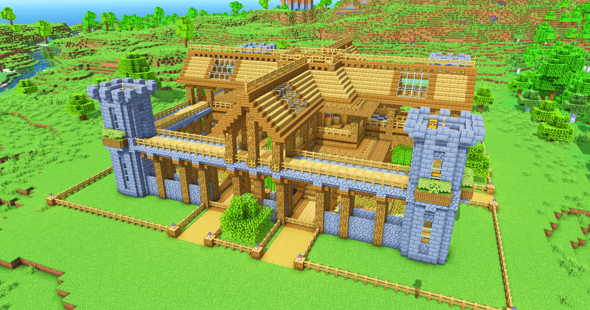 Sandstone Minecraft Survival House My New Minecraft Survival House,