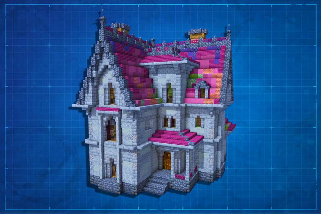 Minecraft Halloween Shadowkeep Castle | 3D Guide @ Charliecustard Builds