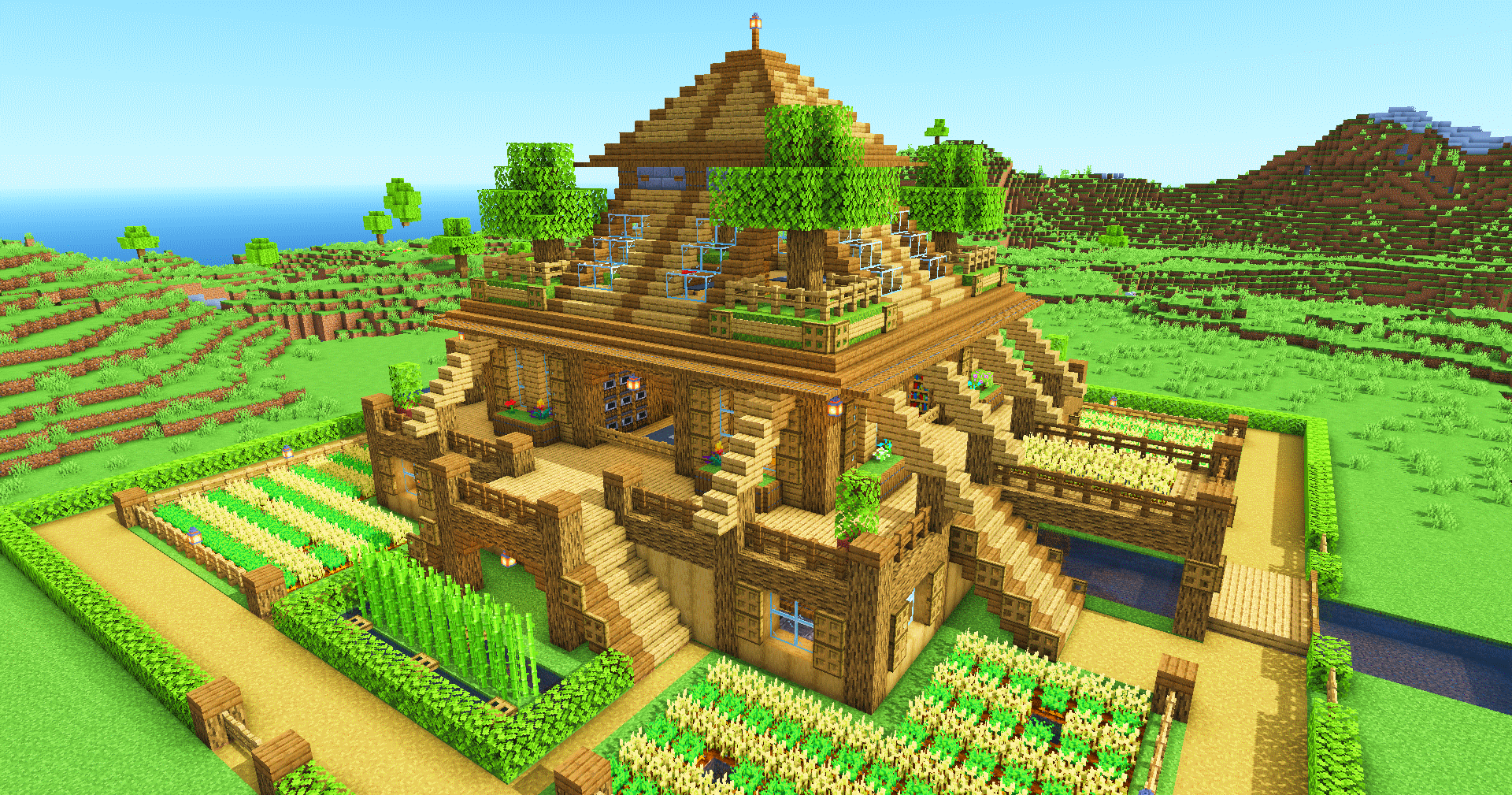 Minecraft Wooden House Designs