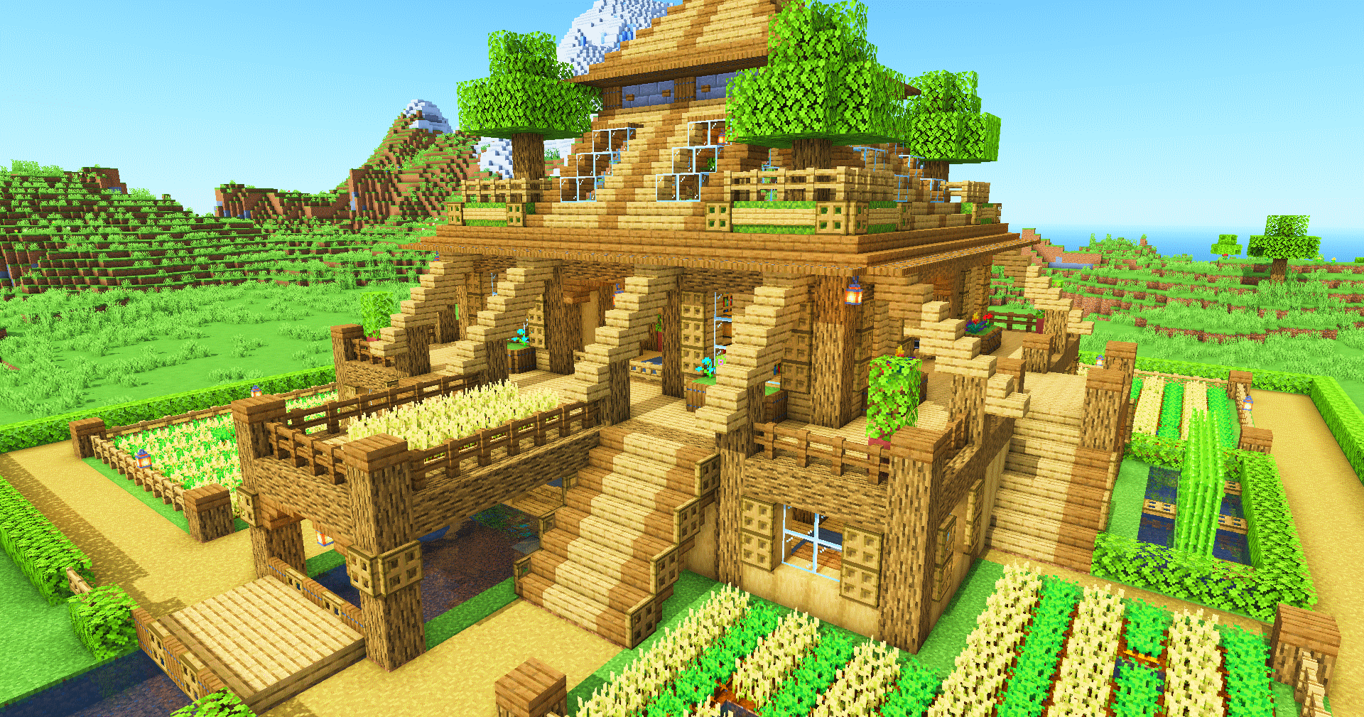 Minecraft Starter House #83 | 3D Guide @ Charliecustard Builds