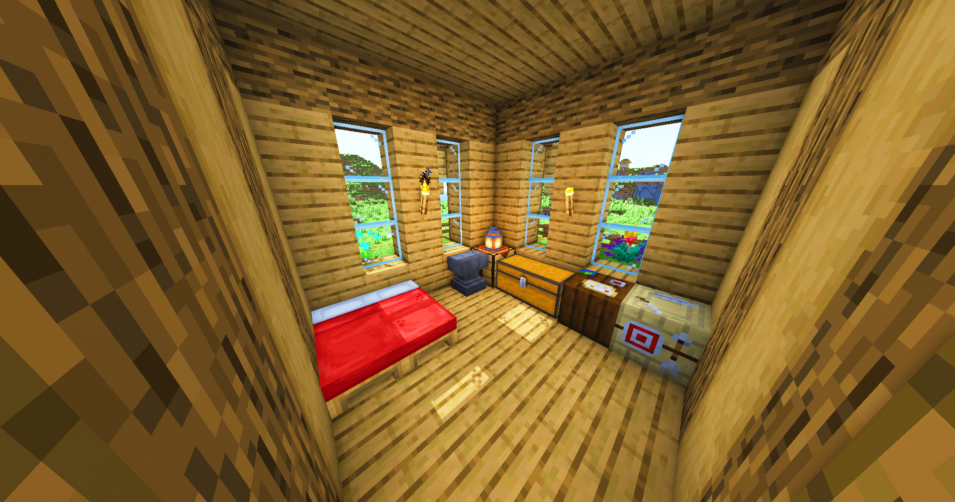 Minecraft Starter House #83 | 3D Guide @ Charliecustard Builds