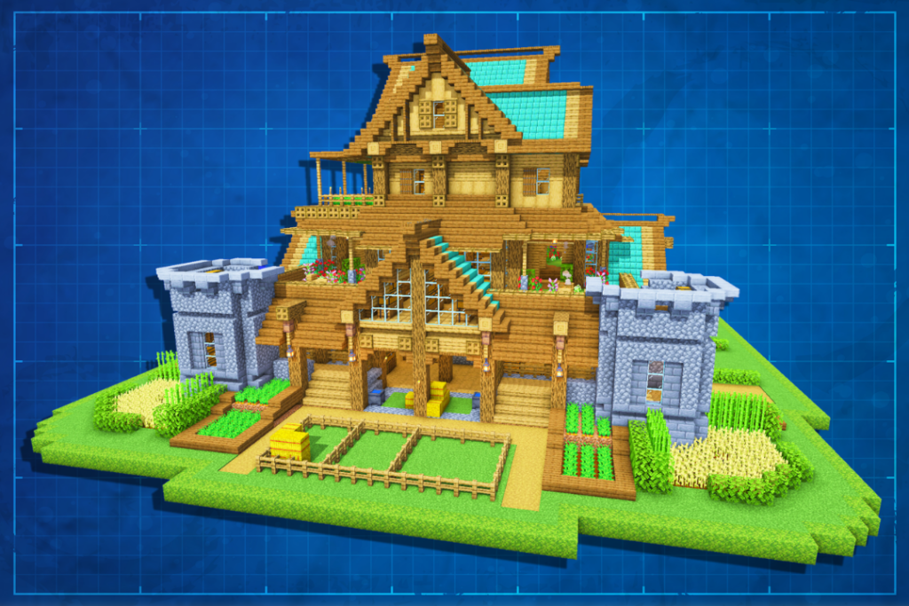 Medieval House Minecraft Schematic