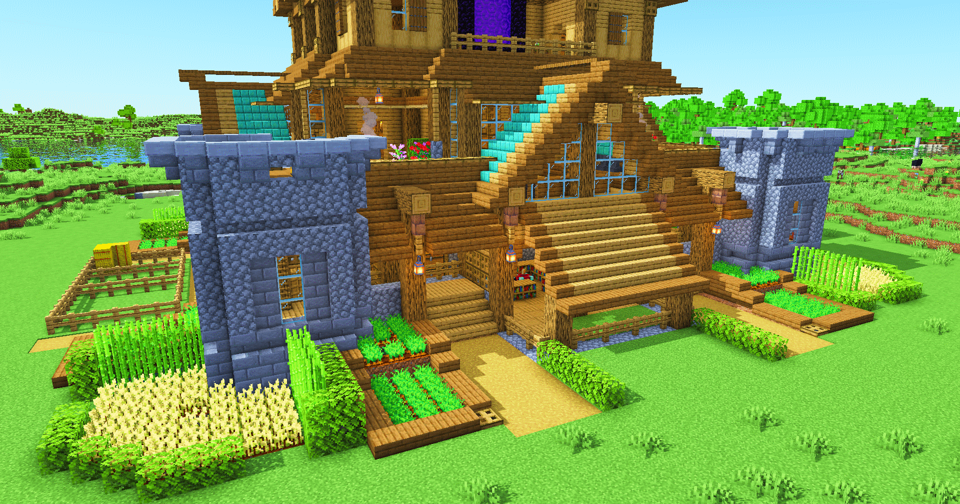 Minecraft Starter House #80 | 3D Guide @ Charliecustard Builds