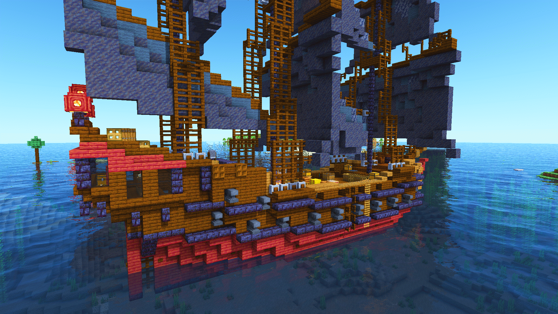 Minecraft Pirate Ship By Pirate Island [1.20.2] | Minecraft Map