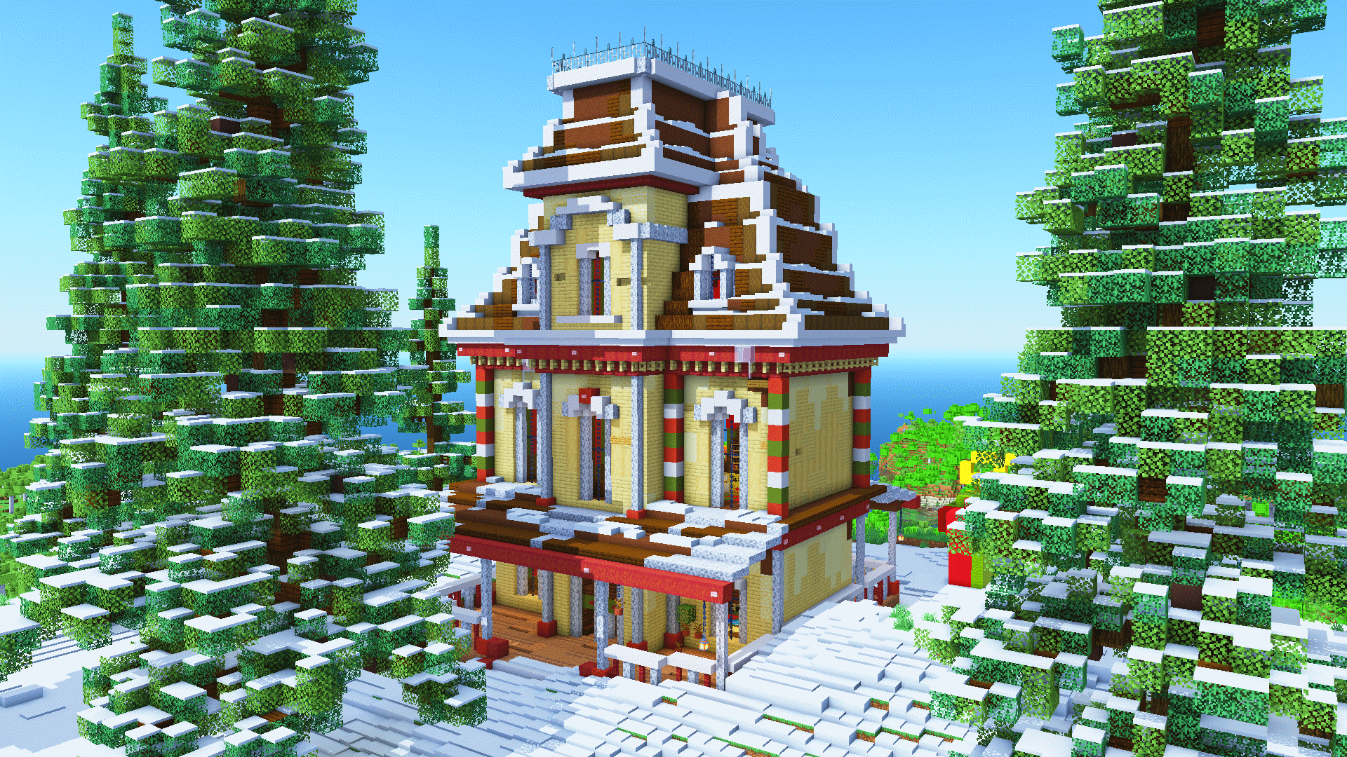 Christmas Manor | 3D Guide & Download @ Charliecustard Builds