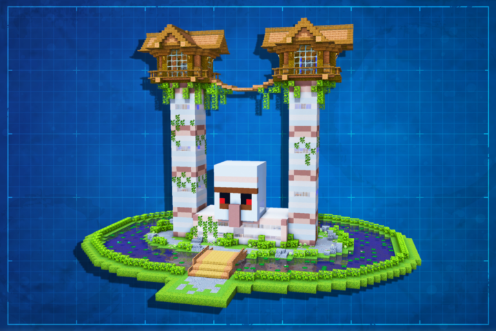 Minecraft Starter House #37 | 3D Guide @ Charliecustard Builds