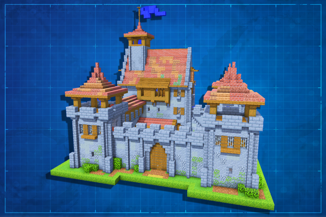 Minecraft Castle Schematics And Blueprints