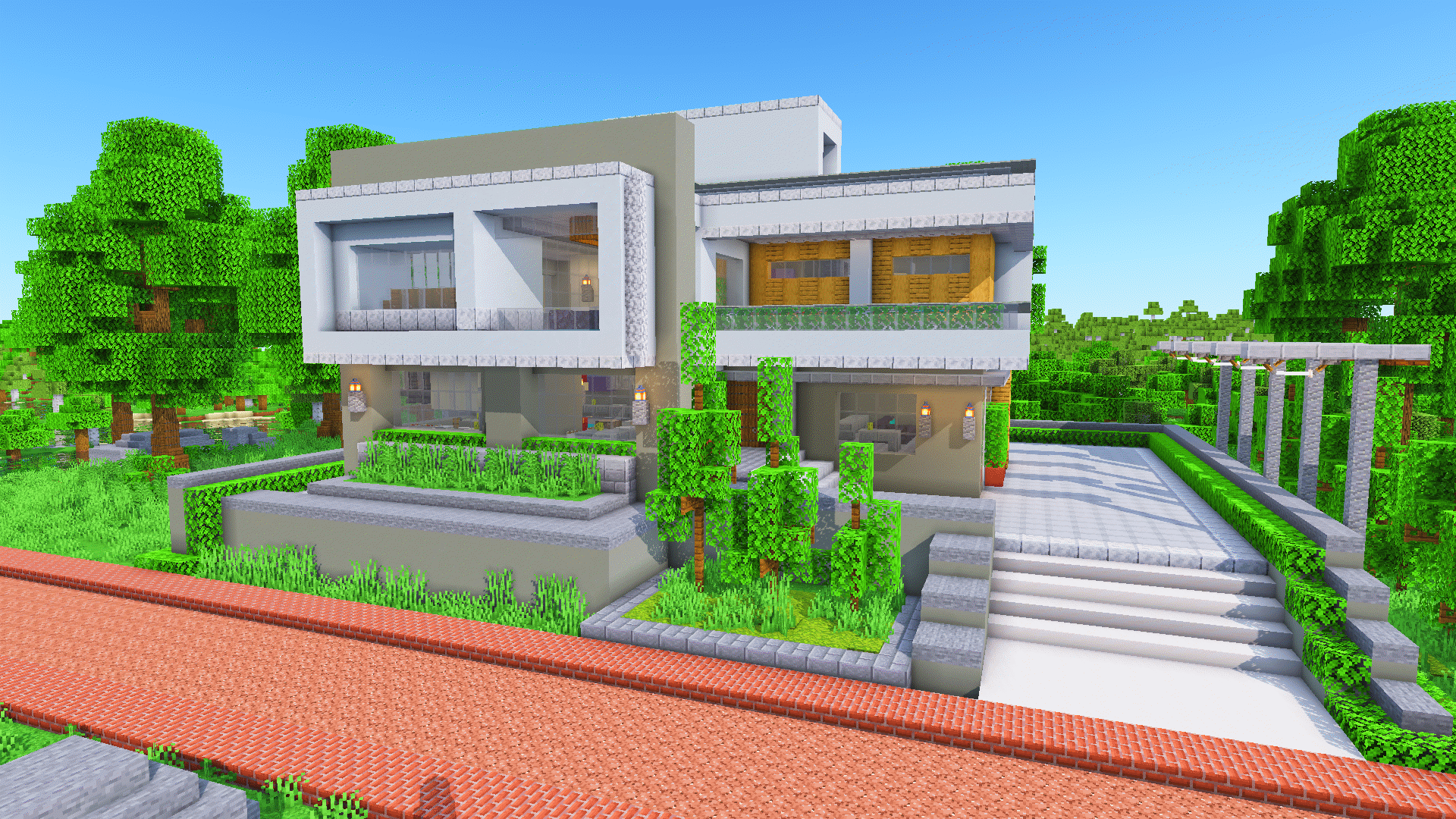 Minecraft Modern House #4 | 3D Guide @ Charliecustard Builds
