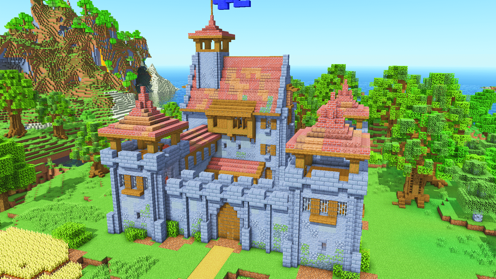 Minecraft Castle Schematics And Blueprints