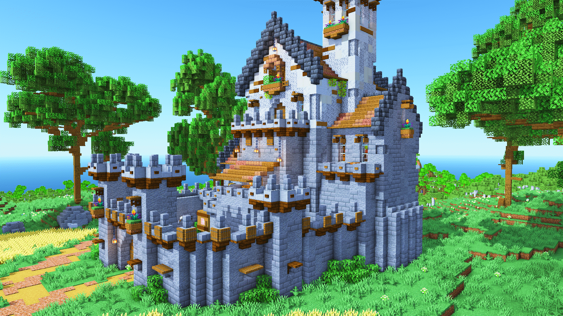 Minecraft Sandstone Castle This Minecraft Castle And Project Idea Is