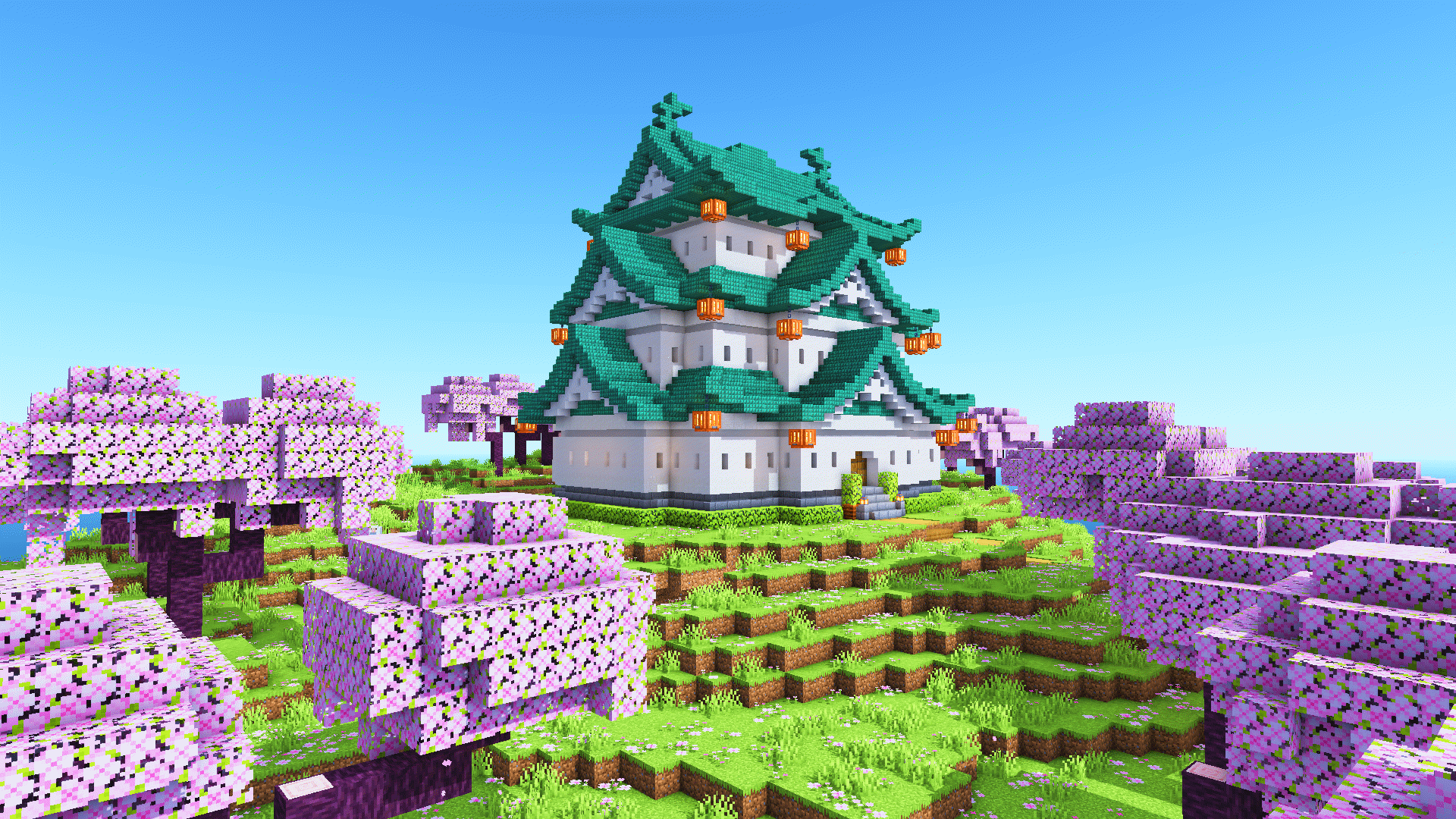Minecraft - Japanese Castle | Download [Charliecustard Builds]