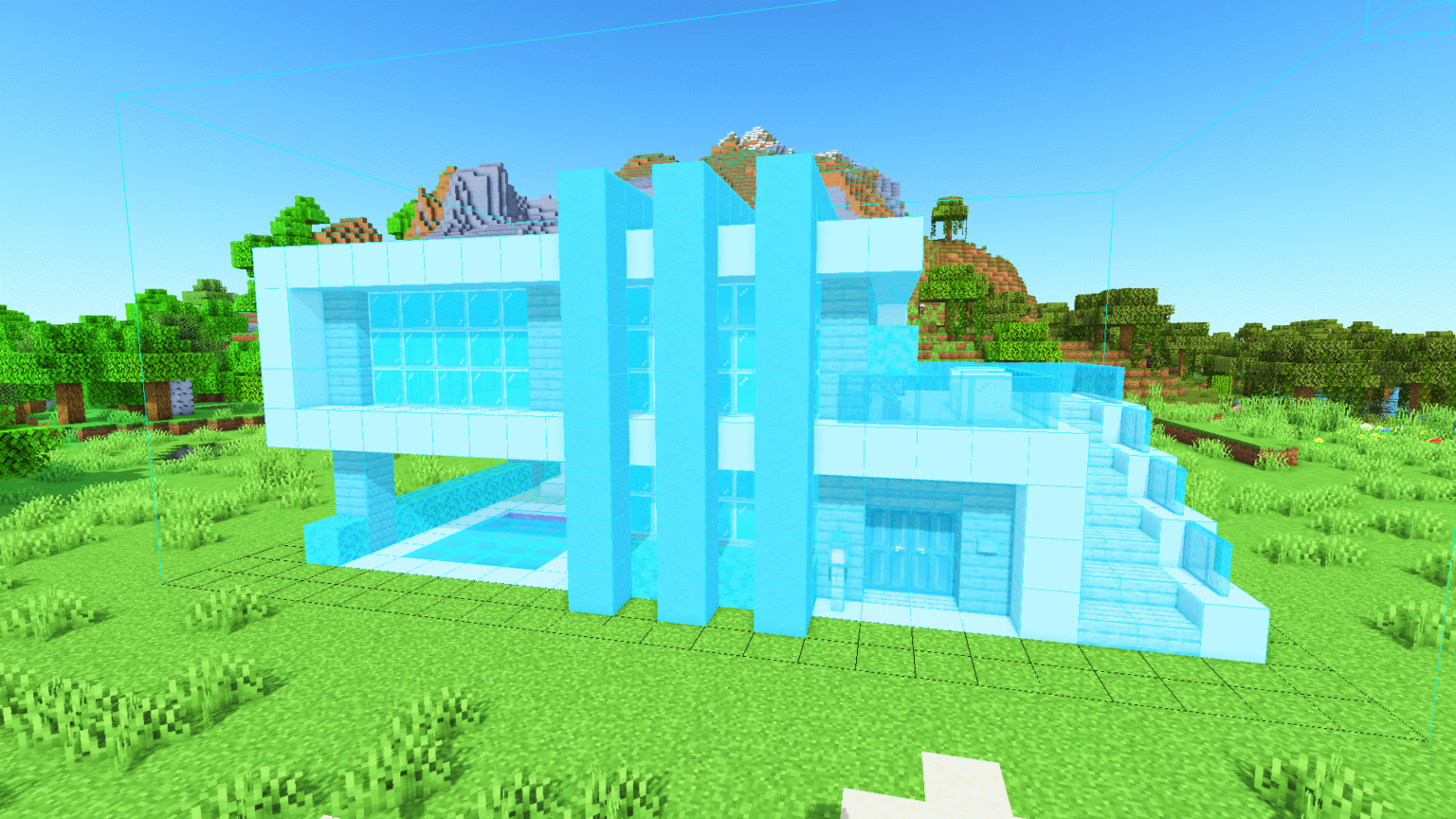 Minecraft Mini Modern Survival House | 3D Guide @ Charliecustard Builds