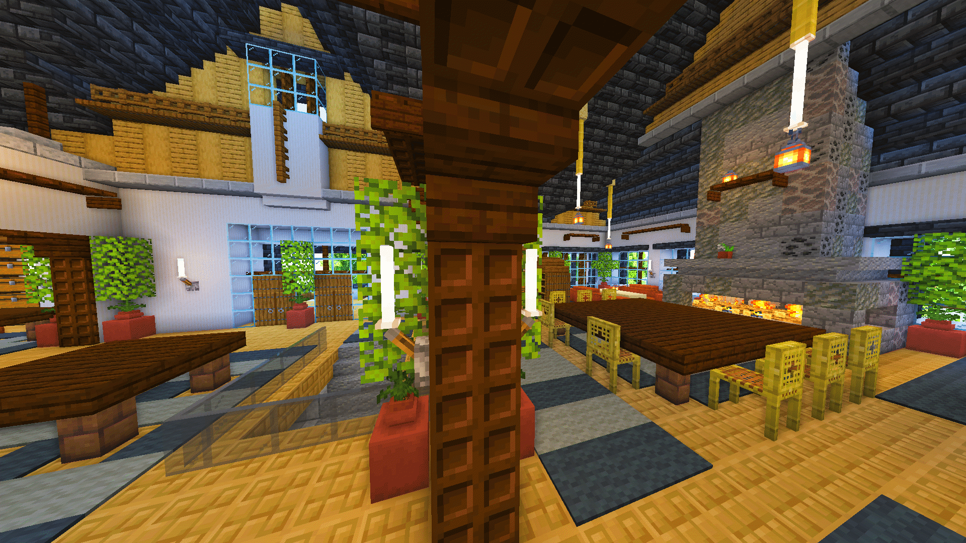 Minecraft Large Suburban House | 3D Guide @ Charliecustard Builds