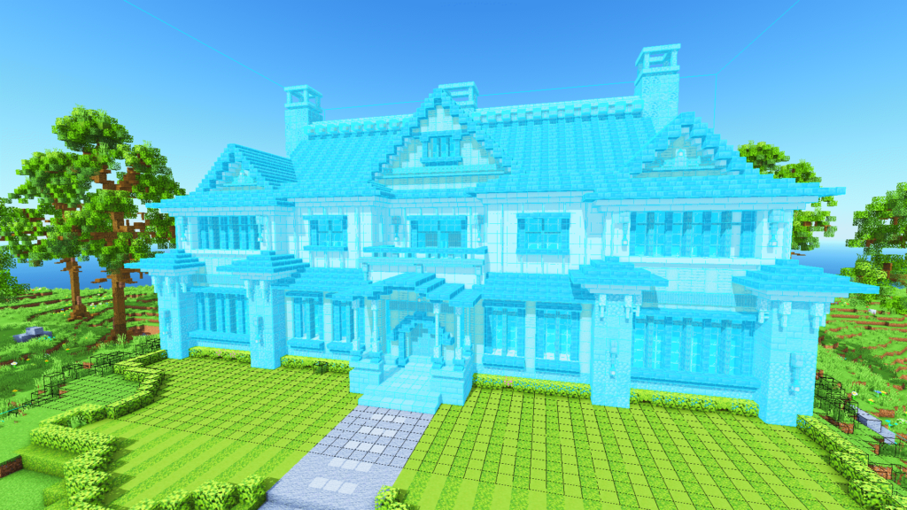 Minecraft Large Suburban House | 3D Guide @ Charliecustard Builds