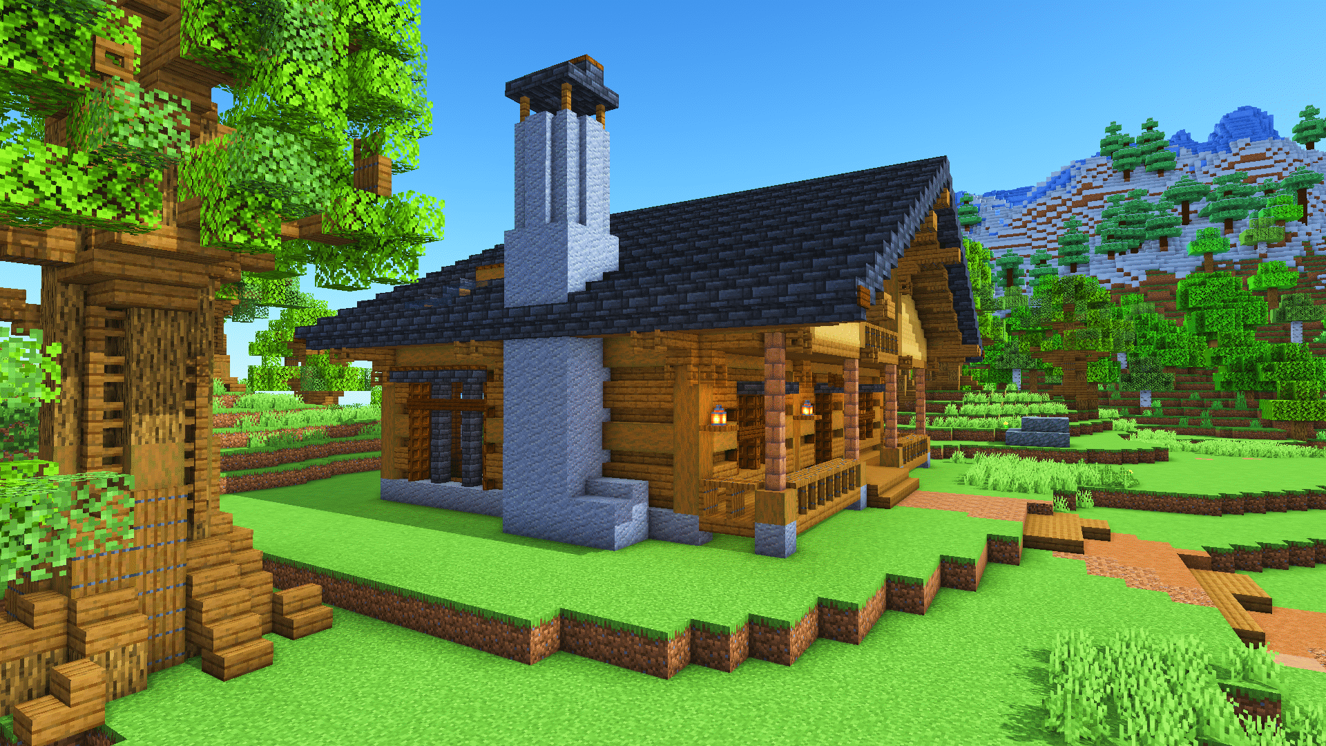 Minecraft - Lonely Lodge | Download [Charliecustard Builds]