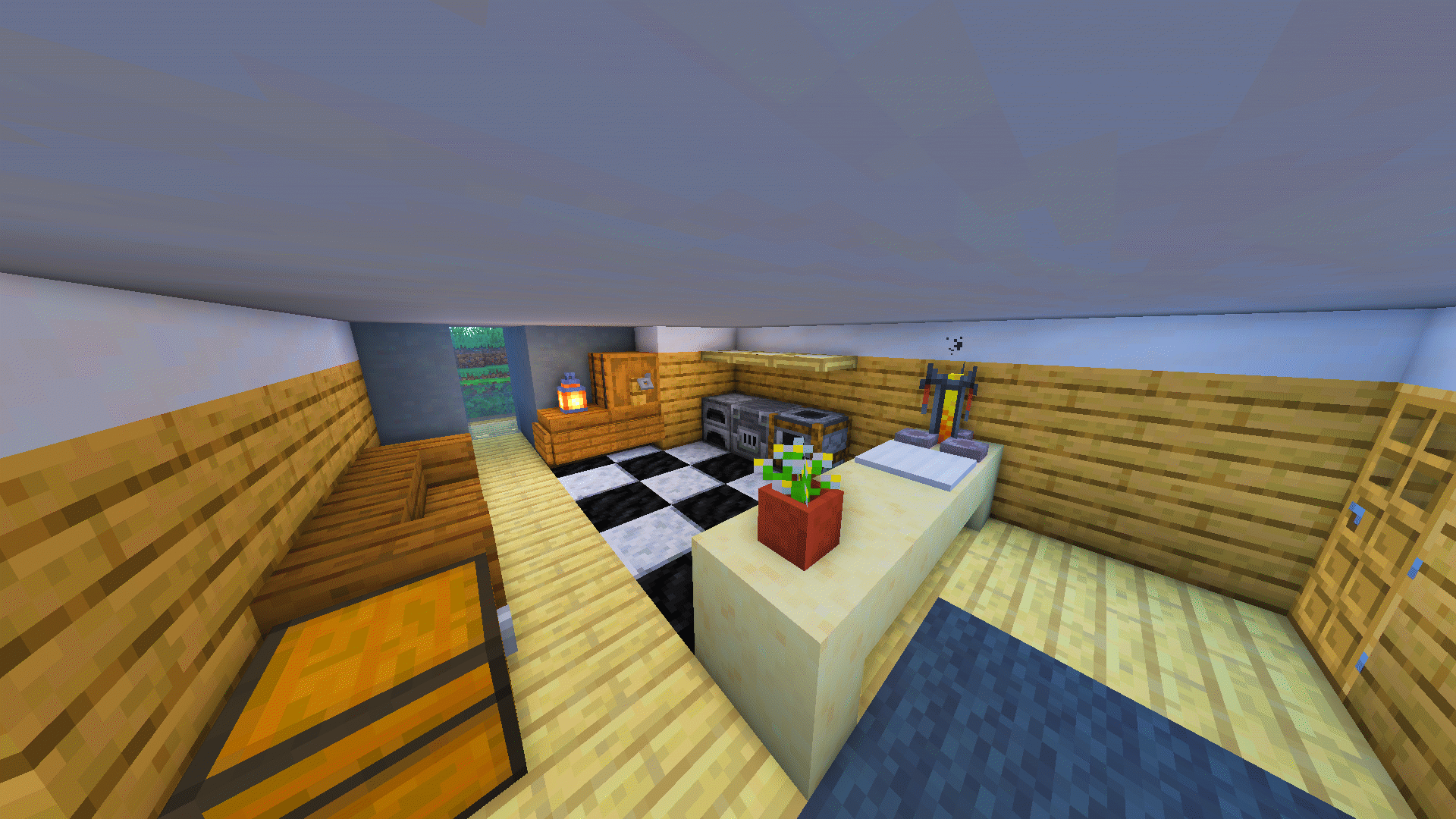 Minecraft Mini Modern House | 3D Guide @ Charliecustard Builds