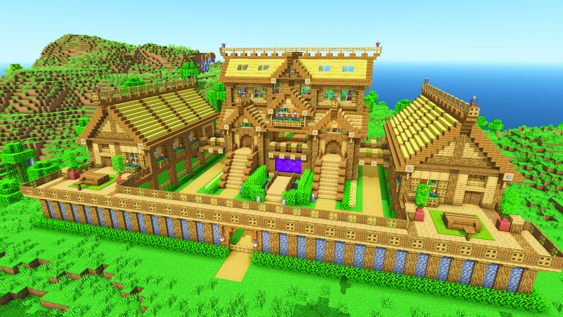 Minecraft House 1 Wallpaper