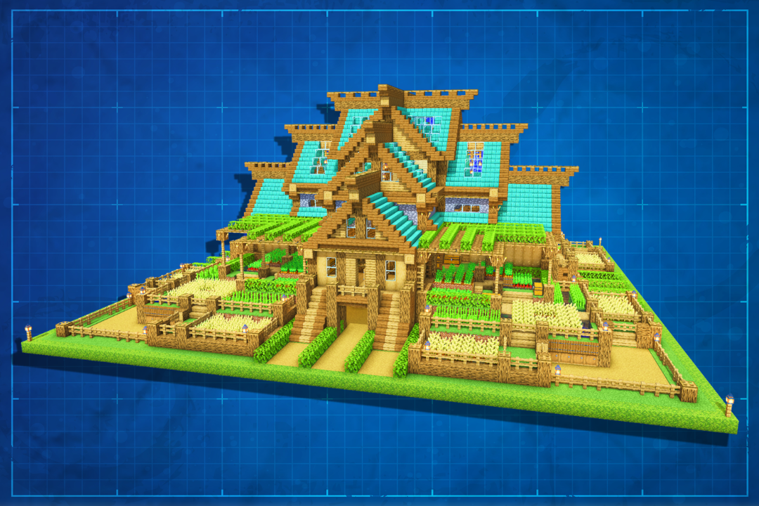 Jungle Treehouse Base | 3D Guide & Download @ Charliecustard Build