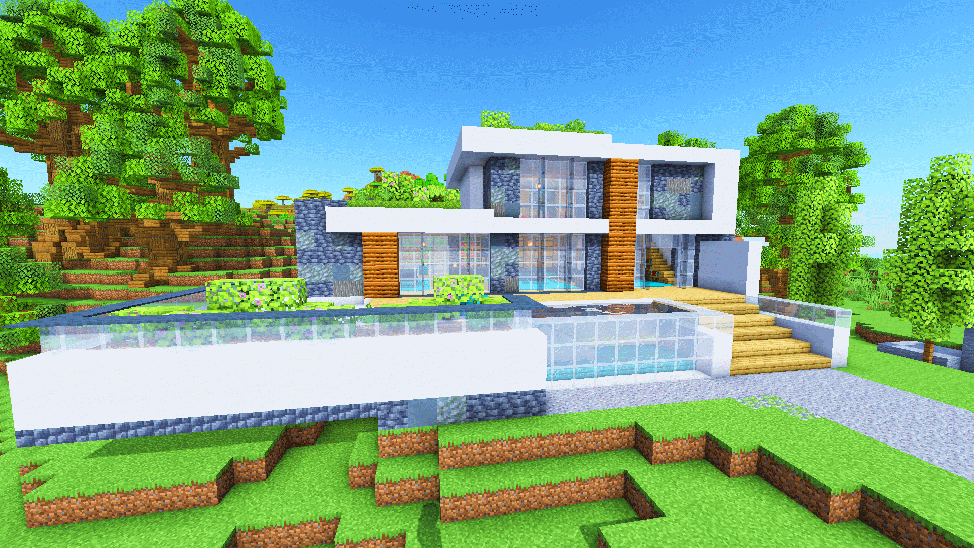 Minecraft Modern House #3 | 3D Guide @ Charliecustard Builds