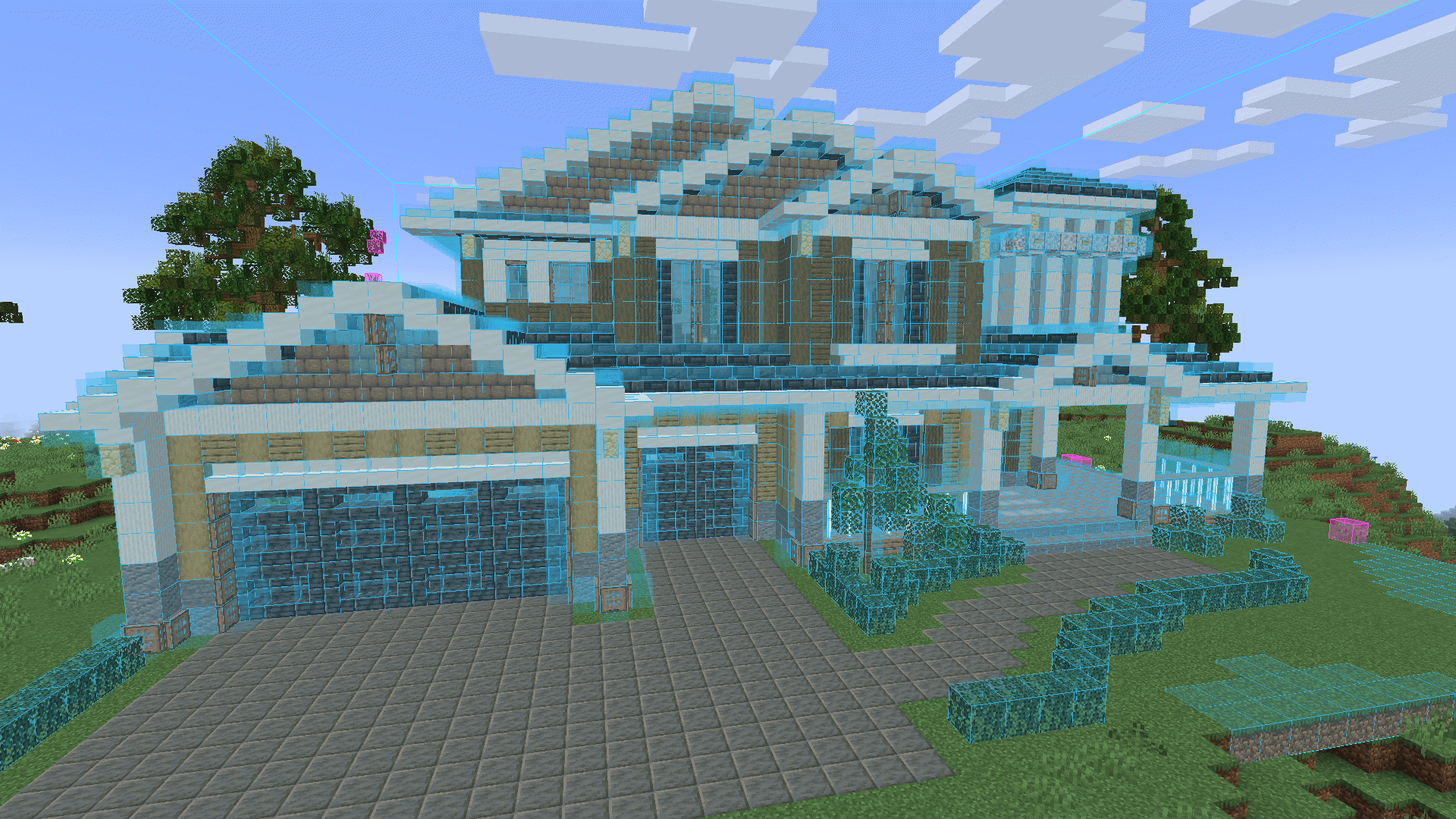 Minecraft Traditional Modern House #4 | 3D Guide @ Charliecustard Builds