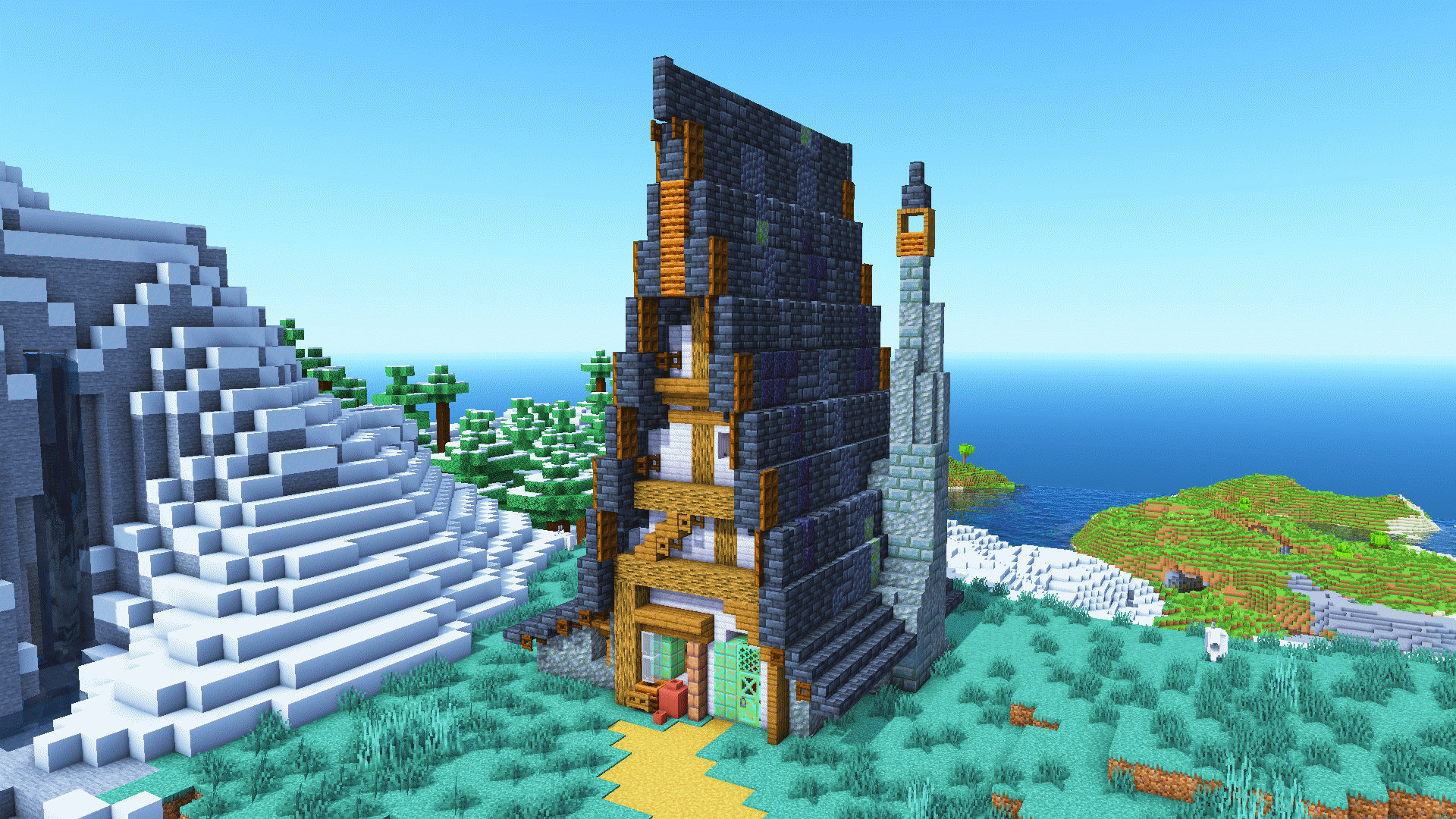 Minecraft Riverside Shack | 3D Guide @ Charliecustard Builds