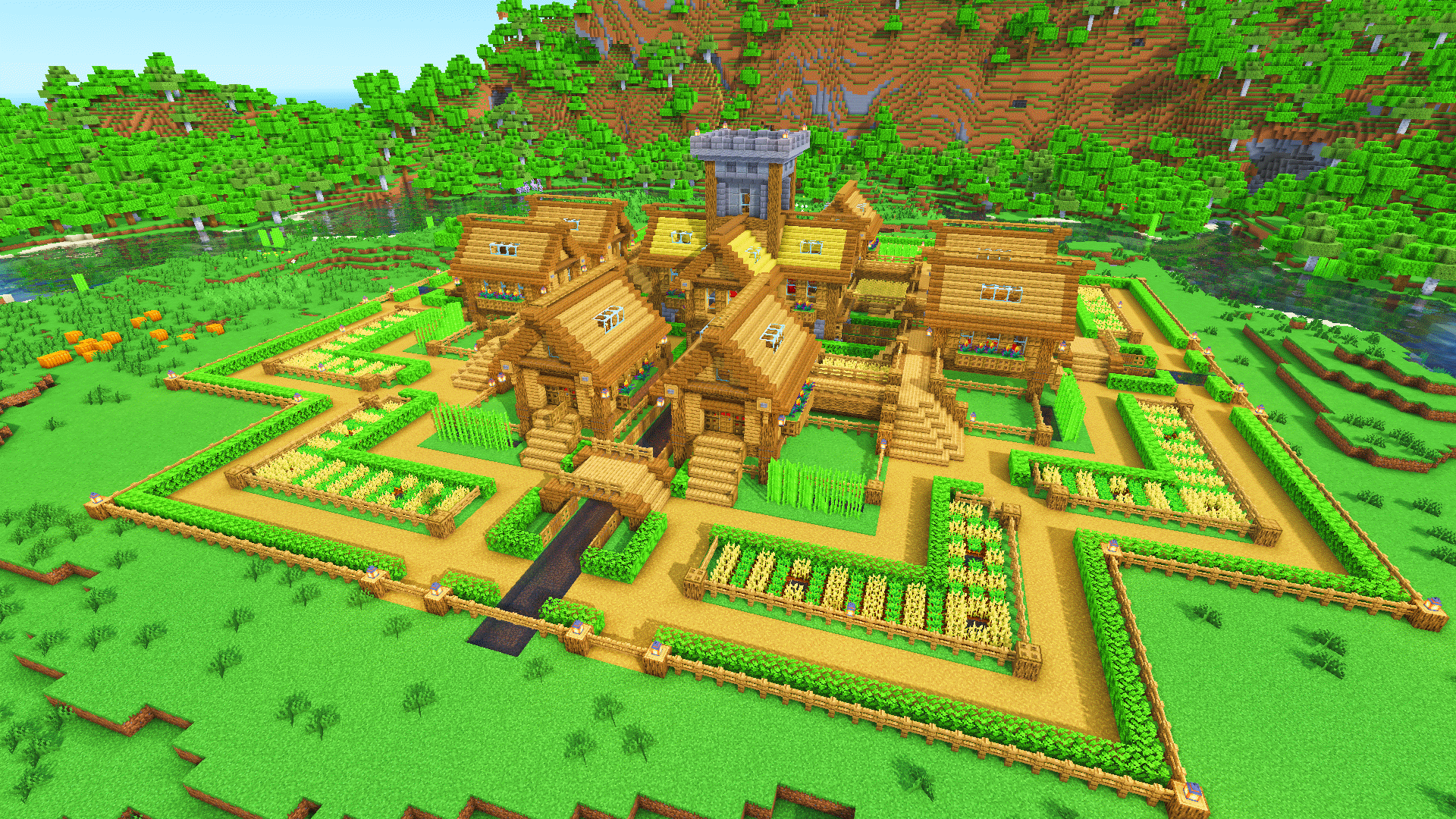 Minecraft Starter House #99 | 3D Guide @ Charliecustard Builds