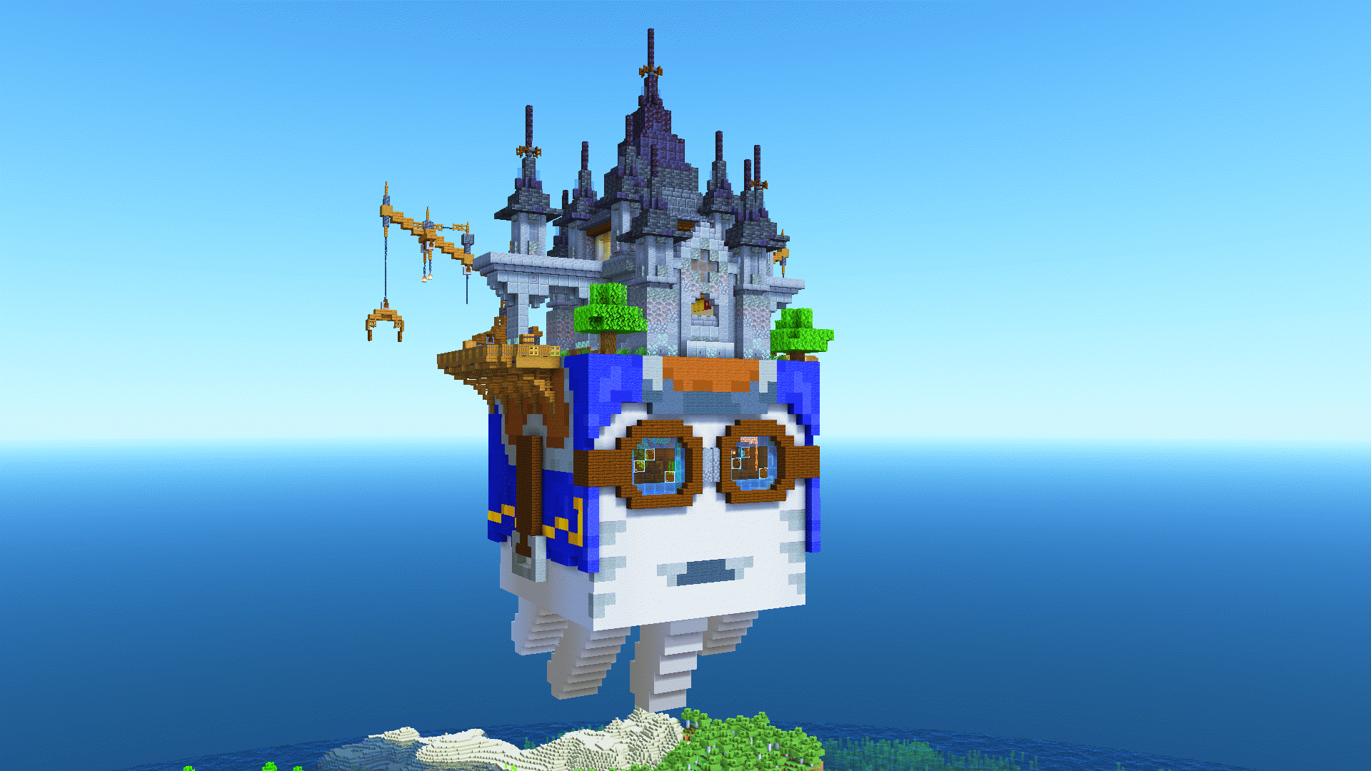 Minecraft The Ghastle | 3D Guide @ Charliecustard Builds