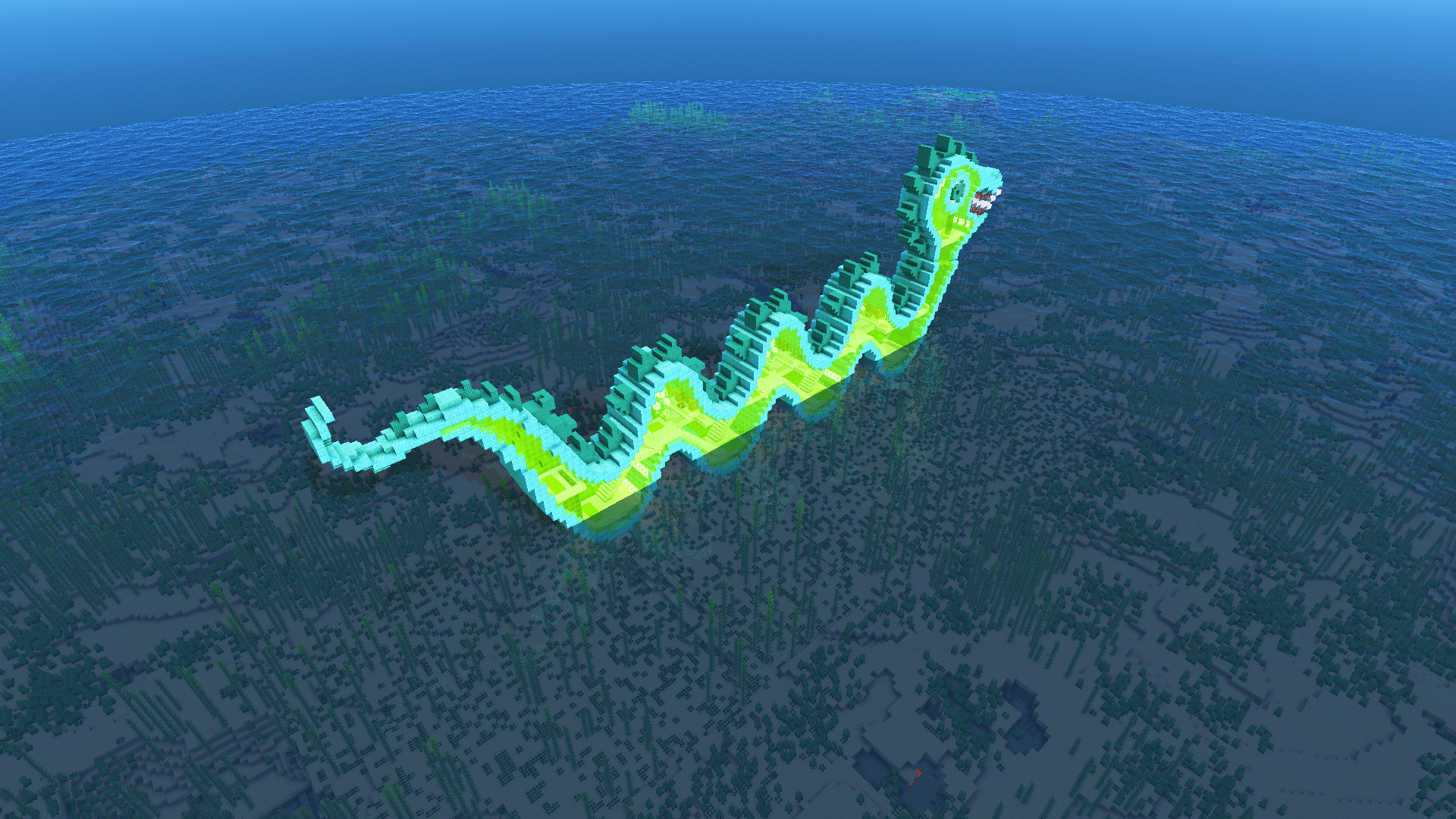 Minecraft The Sea Snake Base | 3D Guide @ Charliecustard Builds