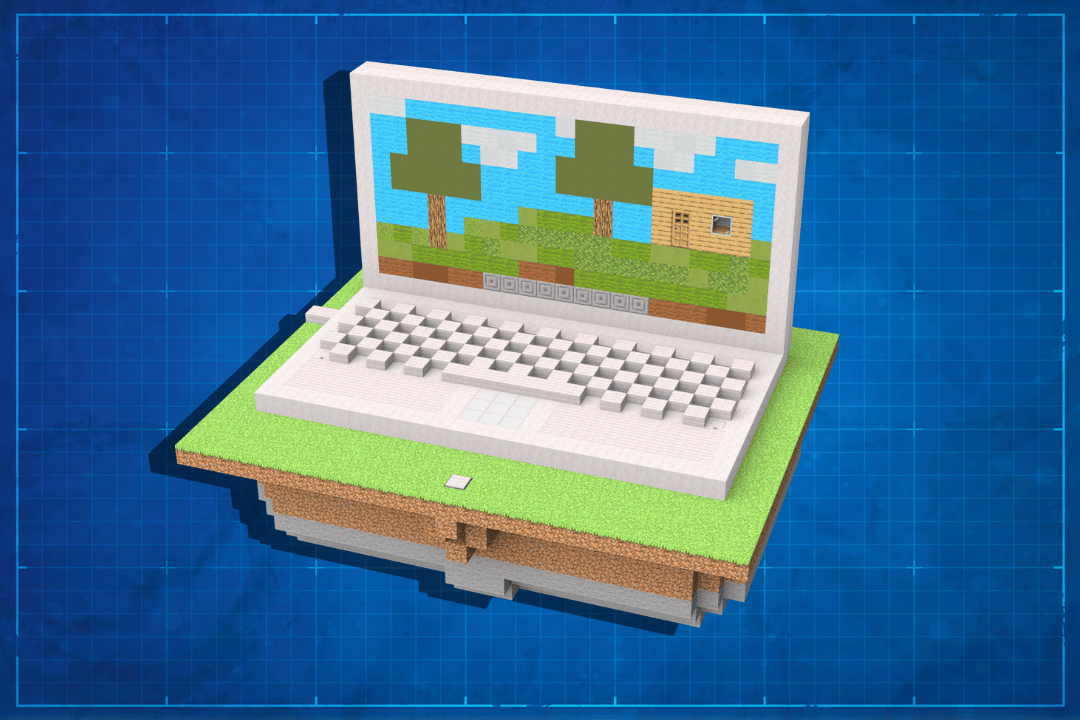 Minecraft Laptop House Java | 3D Guide @ Charliecustard Builds