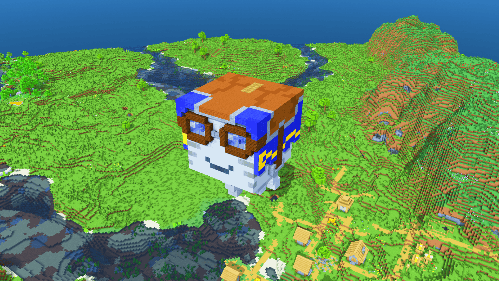 Minecraft Happy Ghast House | 3D Guide @ Charliecustard Builds