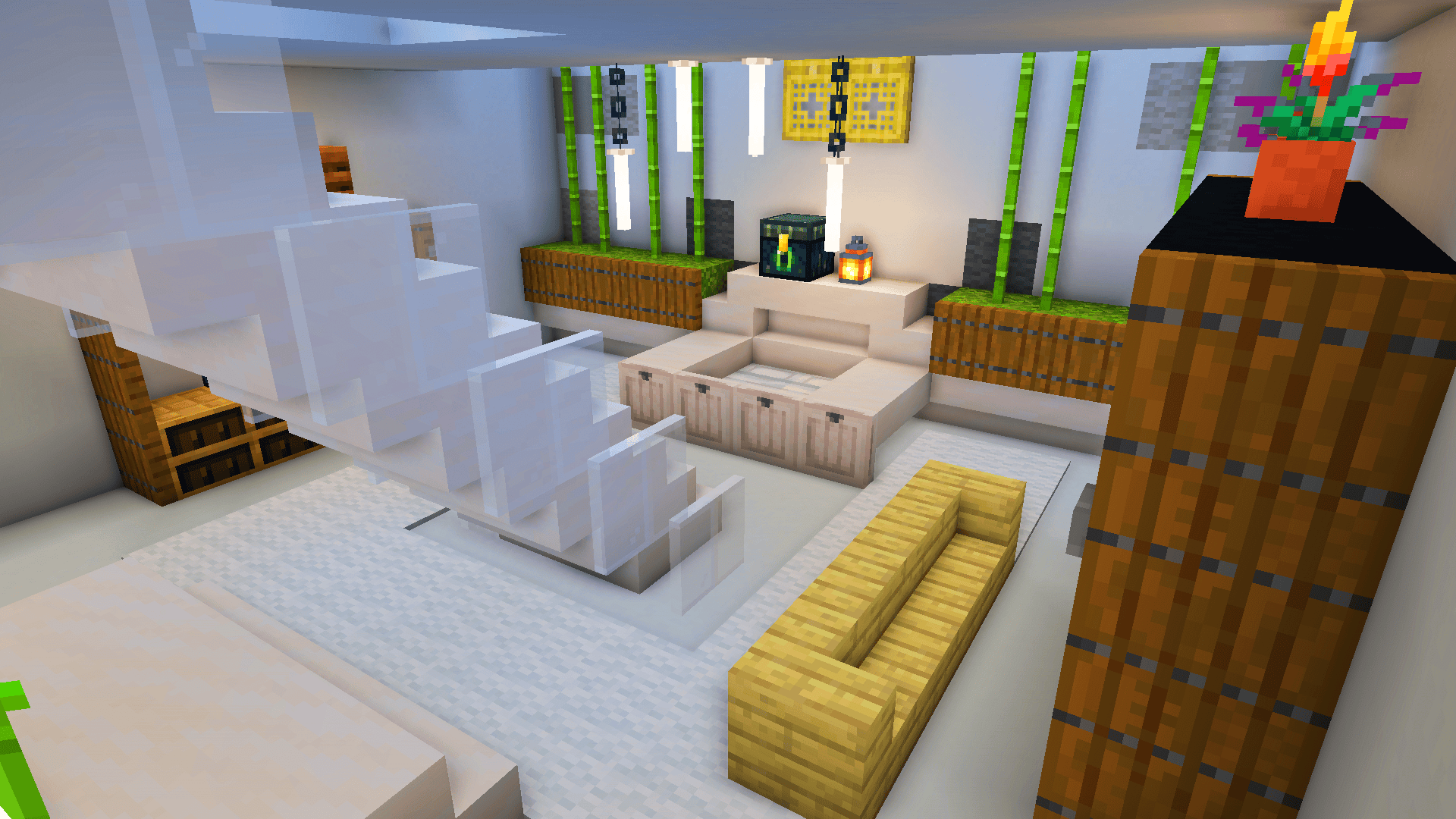 Minecraft Happy Ghast House | 3D Guide @ Charliecustard Builds