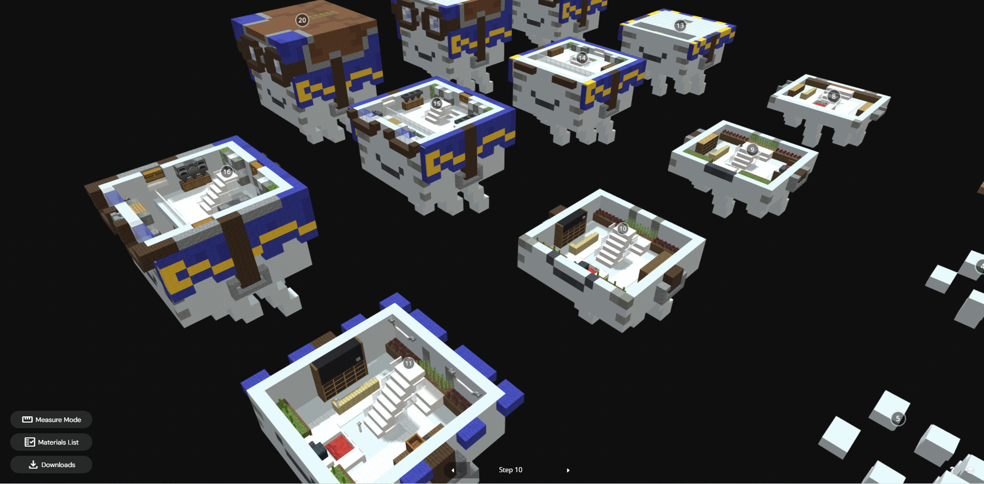 Minecraft Happy Ghast House | 3D Guide @ Charliecustard Builds