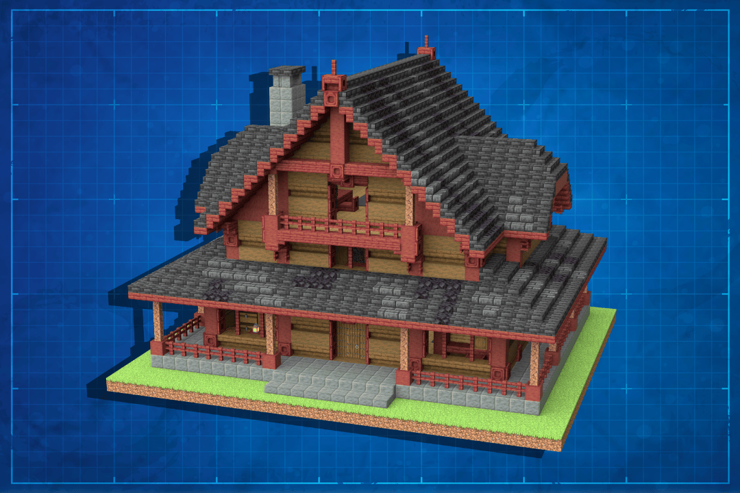 Minecraft Circle Base | 3D Guide @ Charliecustard Builds