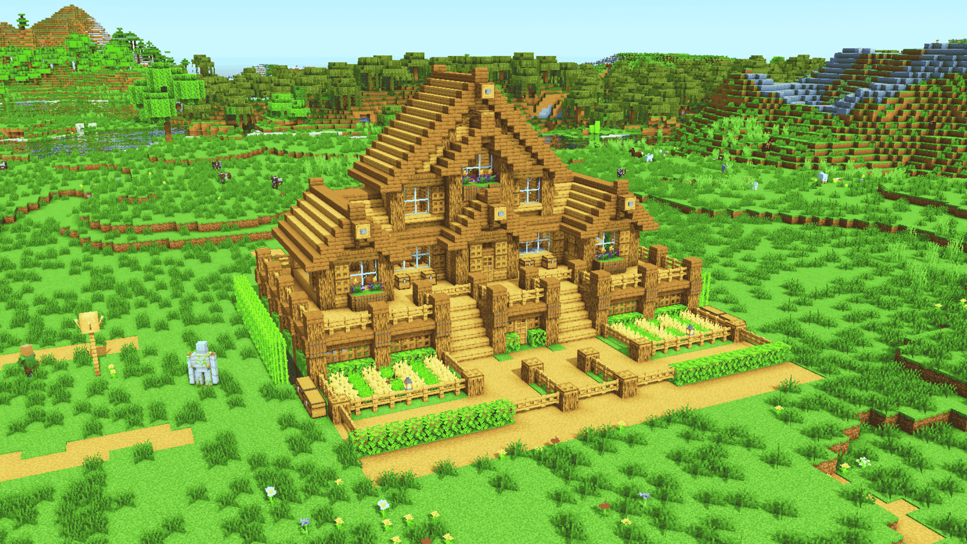 Minecraft Starter House #102 | 3D Guide @ Charliecustard Builds